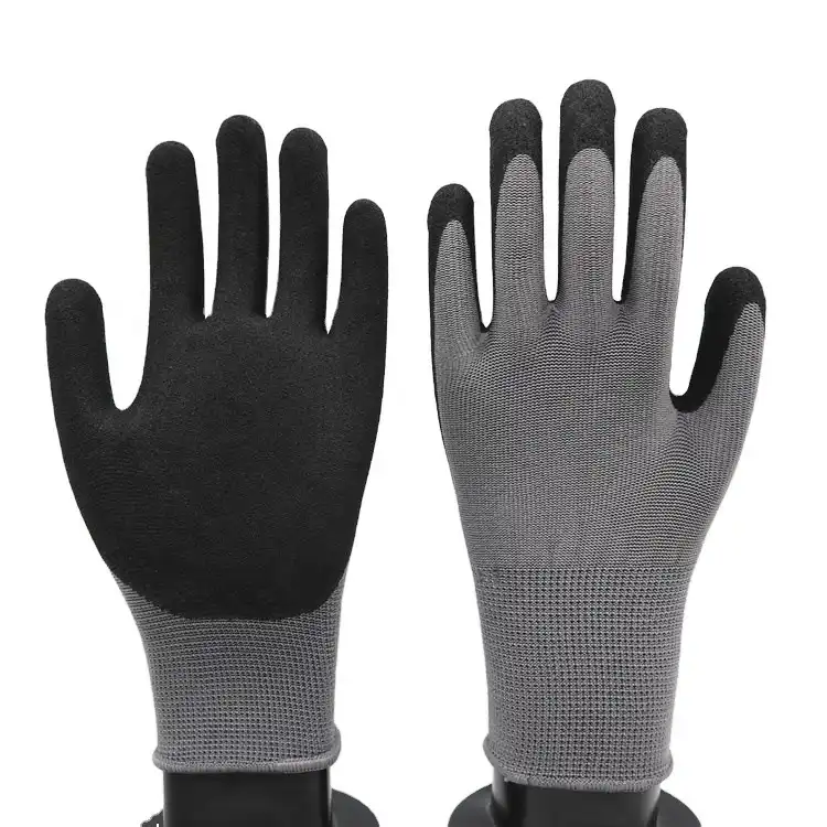 Premium Nitrile Coated Work Gloves For Industrial Use