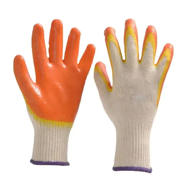 Premium White Latex Gloves - Double-Dipped Industrial Protection