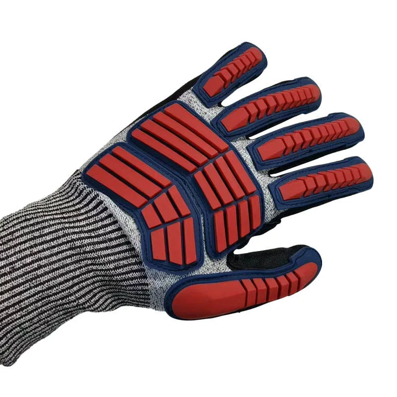 ขายร้อน Anti-Shock Anti-Impact Mechanical ถุงมือ Stab-Proof คลิป 13 ...